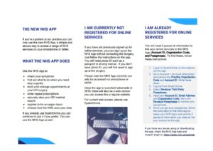 NHS APP Help Guide – Hedingham Medical Centre